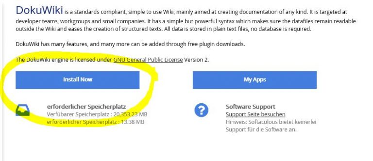 DokuWiki installieren - ICT Wiki